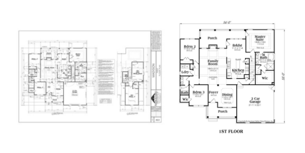 New Home Blueprints For Sale Online | Modern Designs | America's Best ...