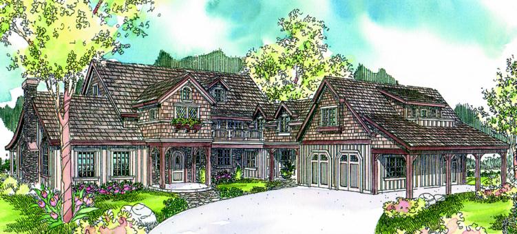 Ranch Plan: 4,773 Square Feet, 5 Bedrooms, 4.5 Bathrooms - 098-00270