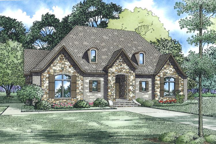 Greek Revival Plan: 2,767 Square Feet, 3 Bedrooms, 3 Bathrooms - 5633-00176