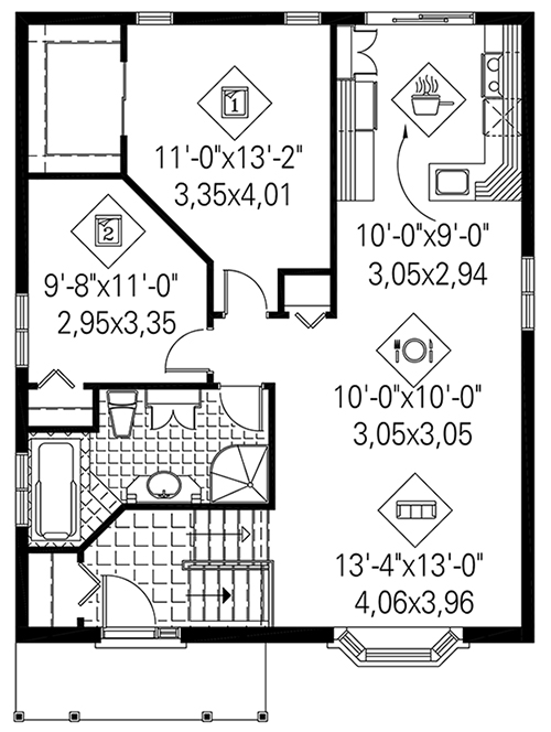 Split Foyer Design Floor Plan