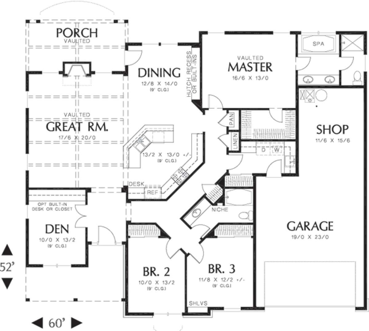 French Country Plan: 2,013 Square Feet, 3 Bedrooms, 2 Bathrooms - 2559 ...