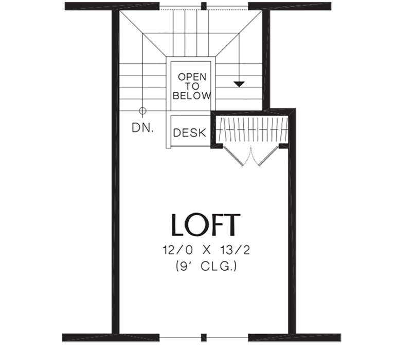 Cottage Plan - 950 Square Feet, 1 Bedroom, 1 Bathroom | Floor Plan ...