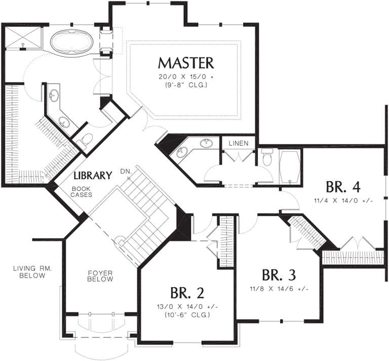 Traditional Plan - 3,398 Square Feet, 4 Bedrooms, 2.5 Bathrooms | Floor ...