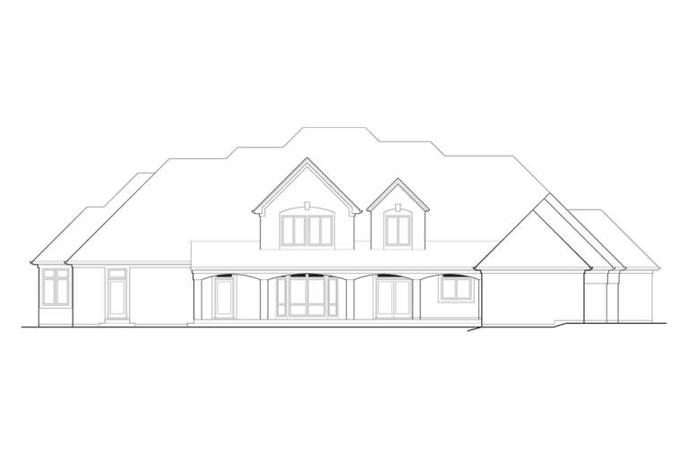 Traditional Plan - 5,150 Square Feet, 5 Bedrooms, 4 Bathrooms | Floor ...