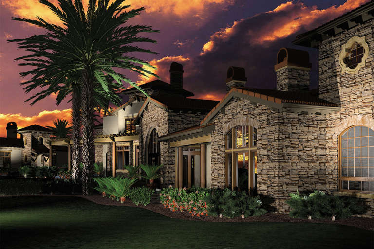 Luxury Plan - 6,484 Square Feet, 5 Bedrooms, 5 Bathrooms | Floor Plan ...