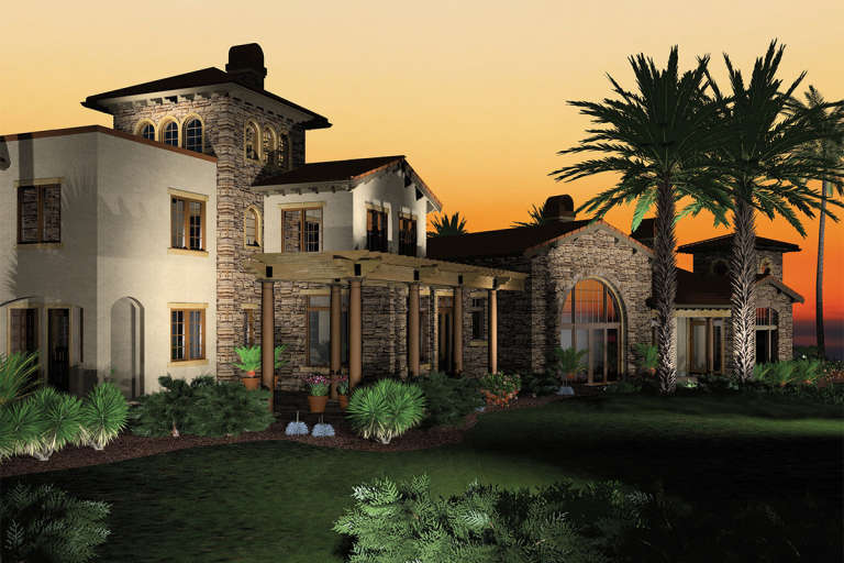 Luxury Plan - 6,484 Square Feet, 5 Bedrooms, 5 Bathrooms | Floor Plan ...