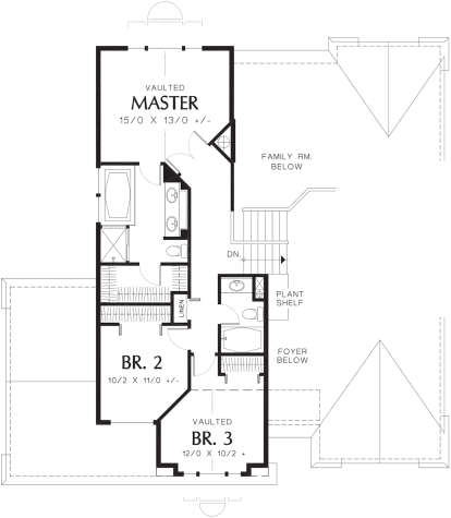 Split Foyer Plan - 2,250 Square Feet, 4 Bedrooms, 3 Bathrooms | Floor ...