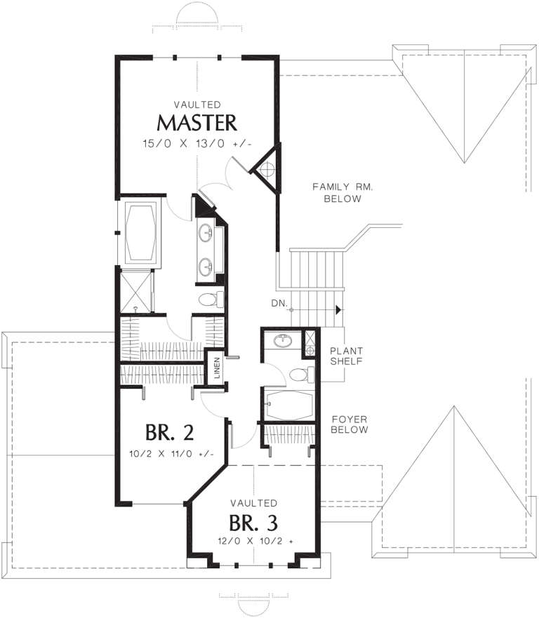 Split Foyer Plan - 2,250 Square Feet, 4 Bedrooms, 3 Bathrooms | Floor ...