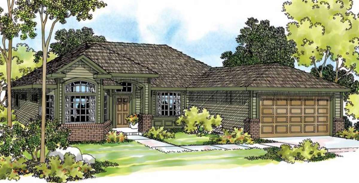 Ranch Plan - 2,025 Square Feet, 3 Bedrooms, 2 Bathrooms | Floor Plan ...