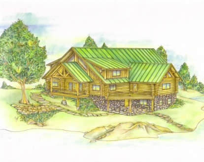 Mountain Plan: 3,526 Square Feet, 2-5 Bedrooms, 2.5 Bathrooms - 5631-00110