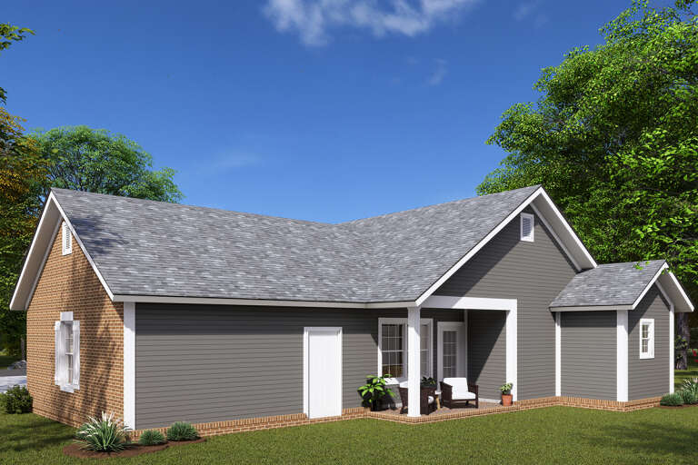 Craftsman Plan - 1,397 Square Feet, 3 Bedrooms, 2 Bathrooms | Floor ...