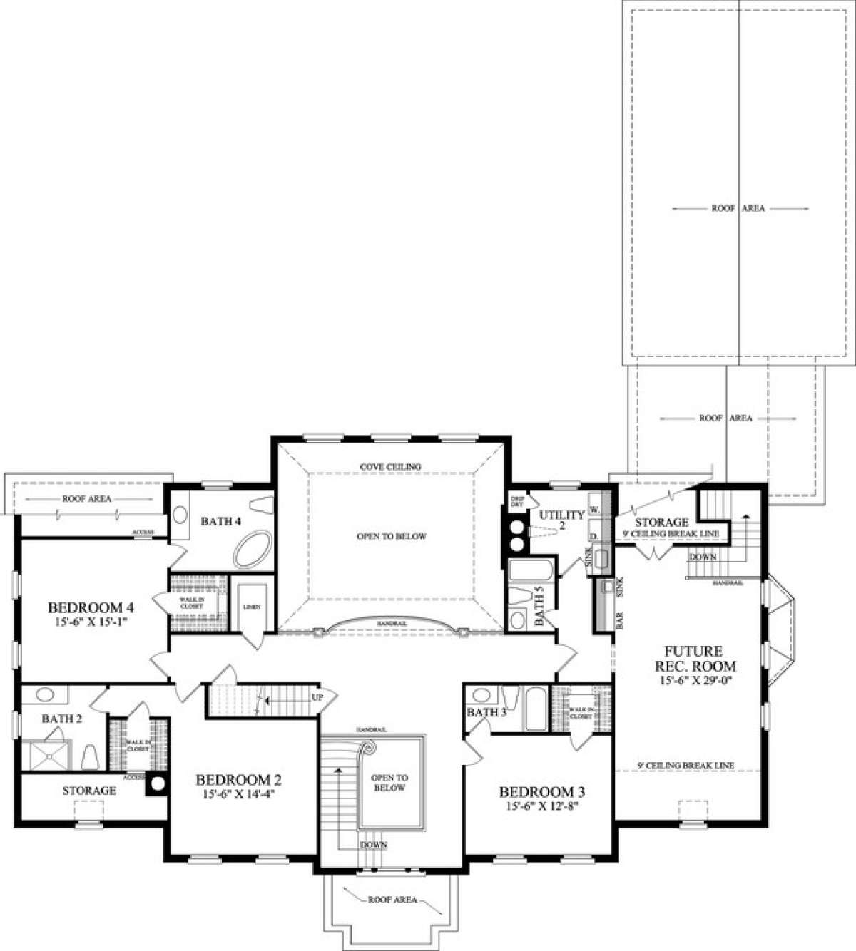 Georgian Style House Plans One Store Georgian House Plan 4 Bedrooms,