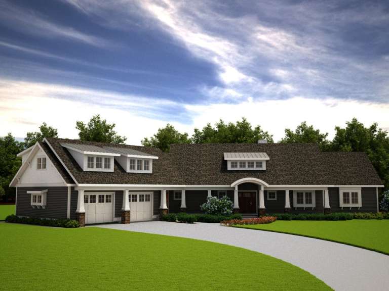 Craftsman Plan - 2,085 Square Feet, 3 Bedrooms, 2.5 Bathrooms | Floor ...