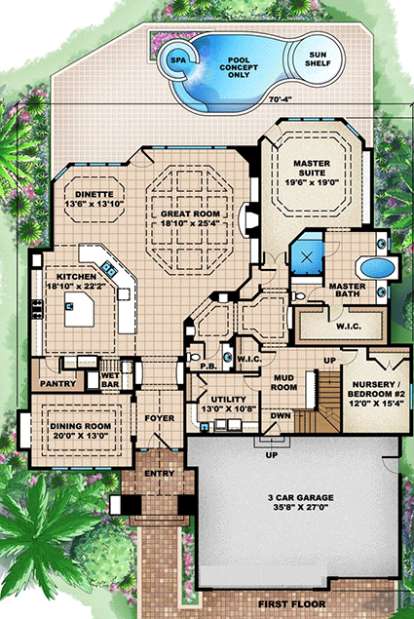 Plan - | Floor Plan #1018-00124 | America's Best House Plans