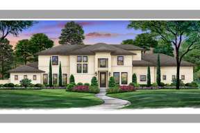 Contemporary Plan: 5,798 Square Feet, 5 Bedrooms, 5 Bathrooms - 4771-00016