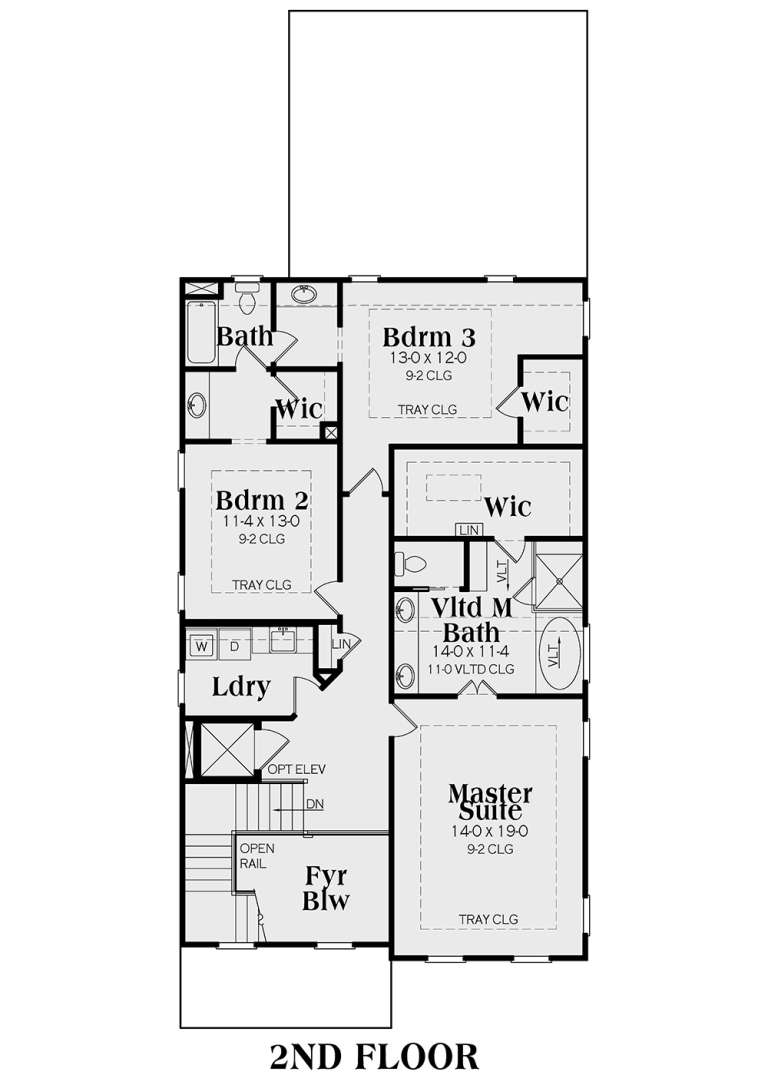 Craftsman Plan - 3,391 Square Feet, 3 Bedrooms, 4 Bathrooms | Floor ...