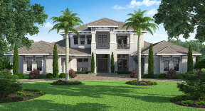 Contemporary Plan: 5,798 Square Feet, 5 Bedrooms, 5 Bathrooms - 4771-00016