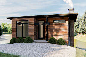 Modern Plan - 609 Square Feet, 1 Bedroom, 1 Bathroom | Floor Plan #963 ...