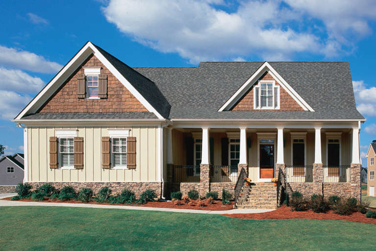 Country Plan - 2,182 Square Feet, 3-4 Bedrooms, 2.5 Bathrooms | Floor ...