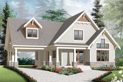 Modern Plan: 1,148 Square Feet, 1.5 Bathrooms - 2802-00168