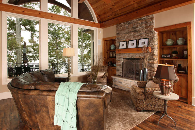 Mountain Rustic Plan - 3,463 Square Feet, 4 Bedrooms, 4.5 Bathrooms ...