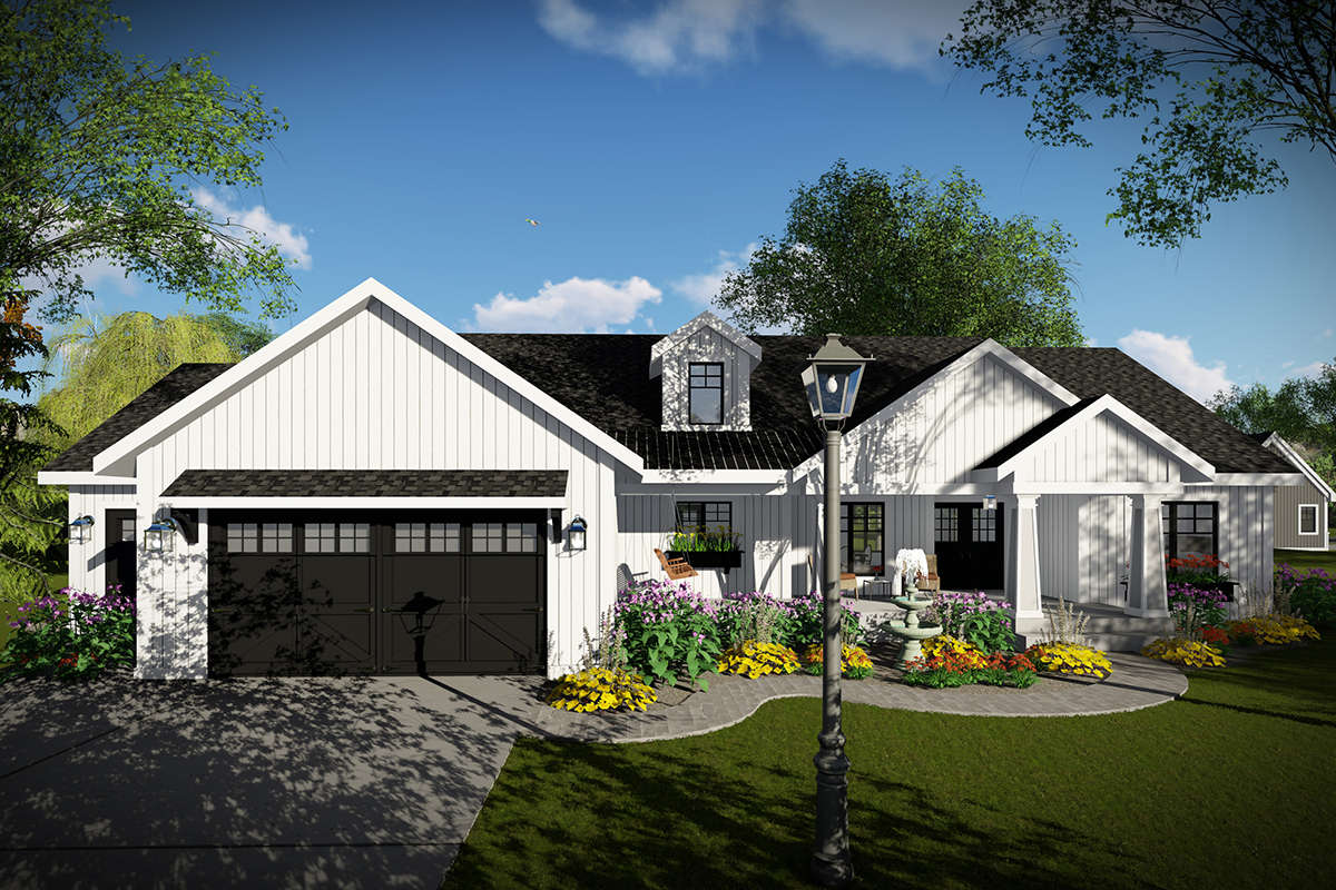 Craftsman Plan: 1,921 Square Feet, 3 Bedrooms, 2 Bathrooms - 1020-00331