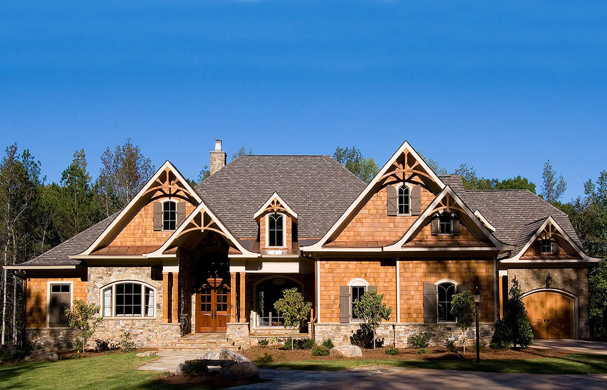 Mountain Rustic Plan - 5,099 Square Feet, 4 Bedrooms, 4.5 Bathrooms ...