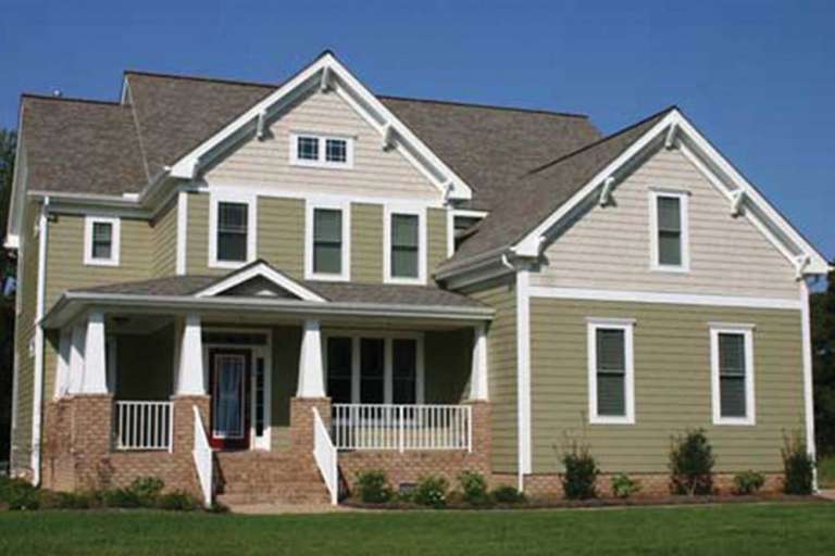 Craftsman Plan - 2,584 Square Feet, 4 Bedrooms, 3 Bathrooms | Floor ...