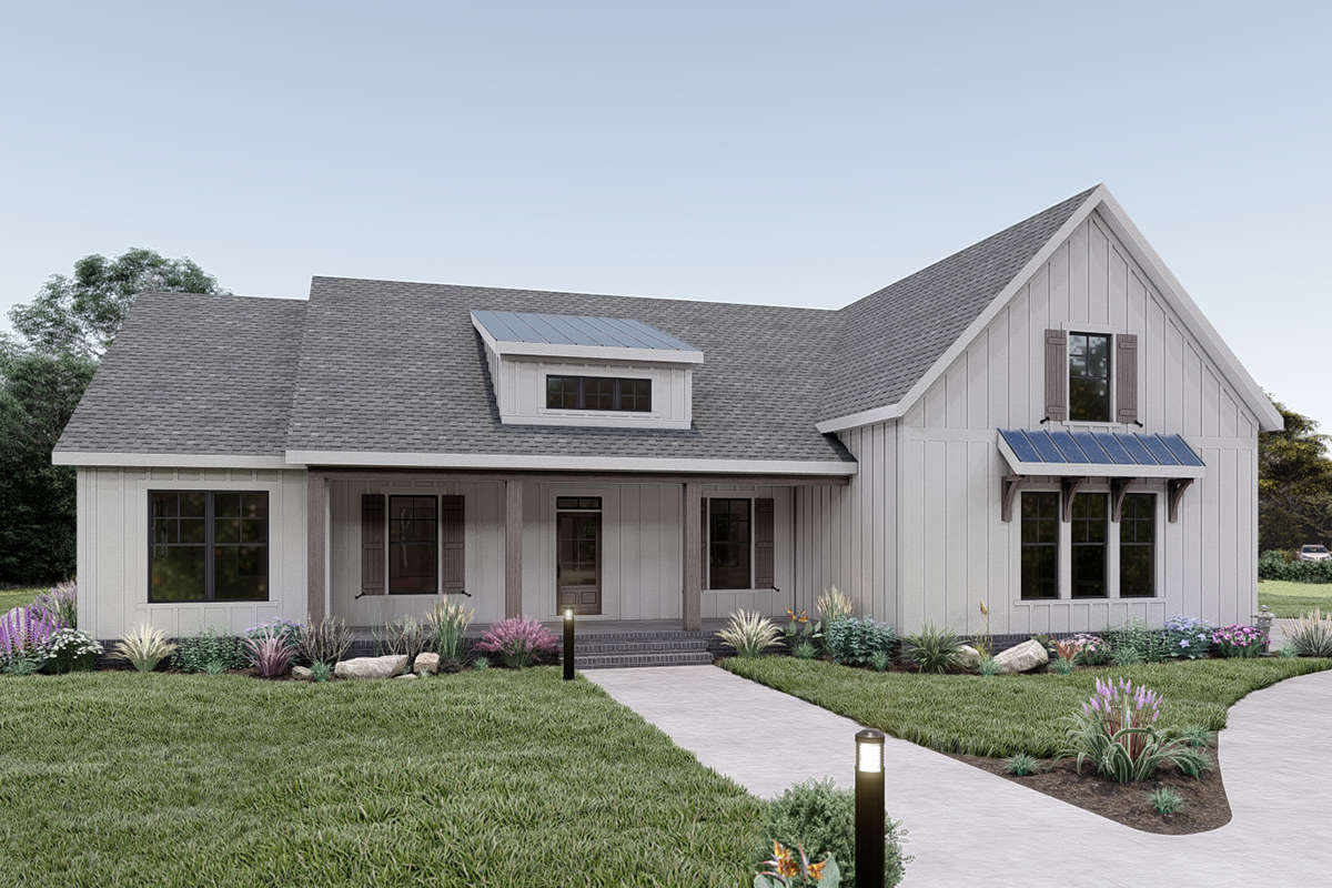 Modern Farmhouse Plan: 2,068 Square Feet, 3-4 Bedrooms, 2 Bathrooms ...