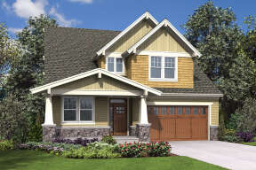 Craftsman Plan: 4,146 Square Feet, 5 Bedrooms, 4.5 Bathrooms - 5631-00214