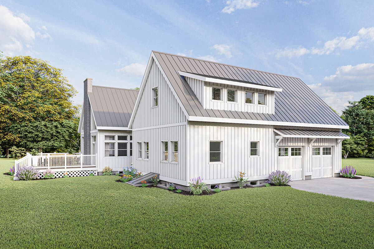 Modern Farmhouse Plan: 2,580 Square Feet, 3 Bedrooms, 2.5 Bathrooms ...