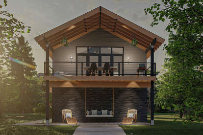 Modern Plan - 915 Square Feet, 2 Bedrooms, 1 Bathroom | Floor Plan #963 ...