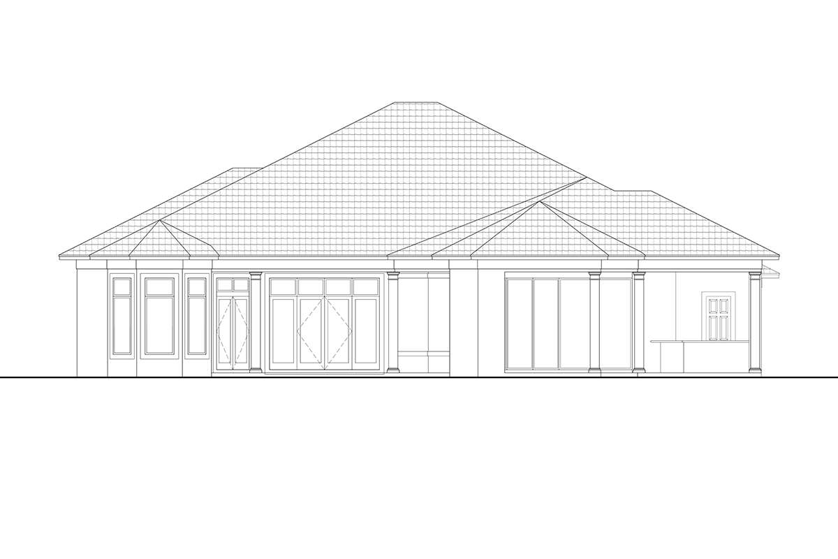 Coastal Plan - 4,239 Square Feet, 4 Bedrooms, 5.5 Bathrooms | Floor ...