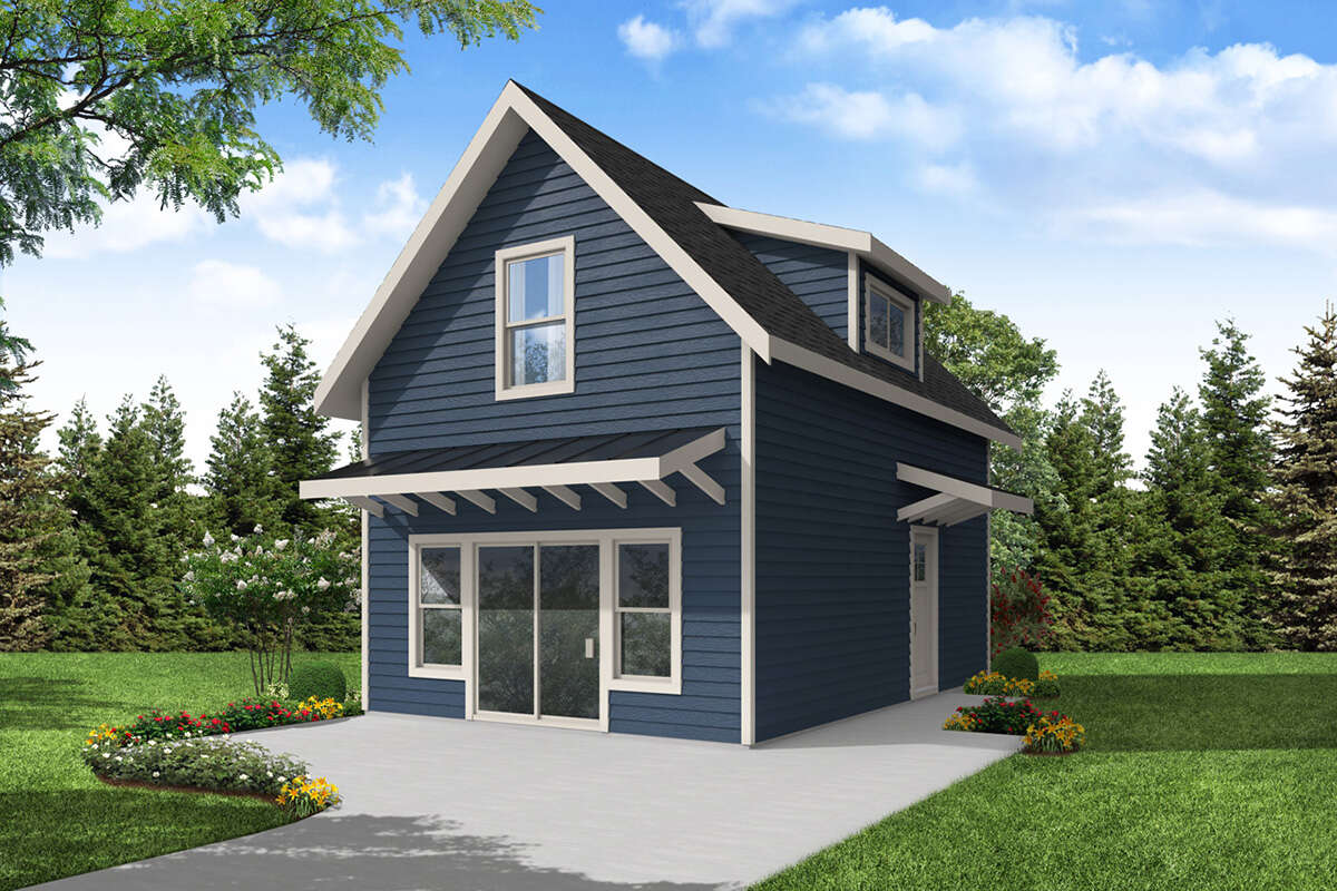 Craftsman Plan: 882 Square Feet, 2 Bedrooms, 2 Bathrooms - 035-00996