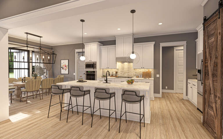 Modern Farmhouse Plan - 1,941 Square Feet, 3 Bedrooms, 2 Bathrooms ...