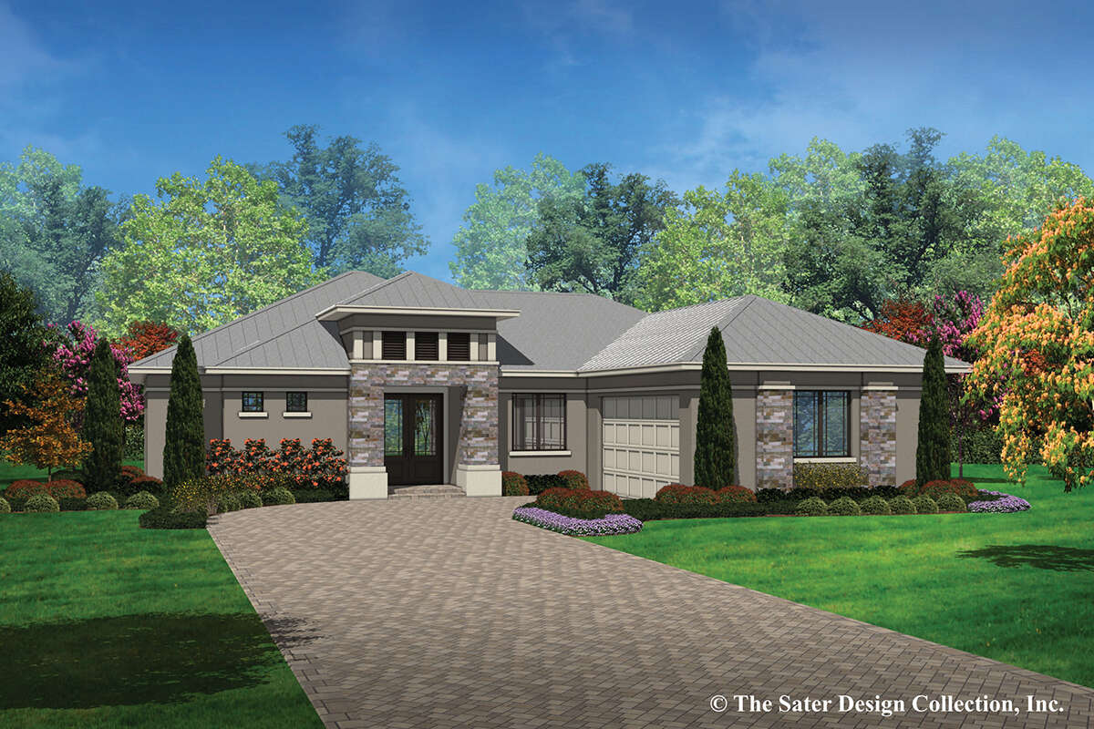 Contemporary Plan: 1,817 Square Feet, 3 Bedrooms, 2 Bathrooms - 8436-00050