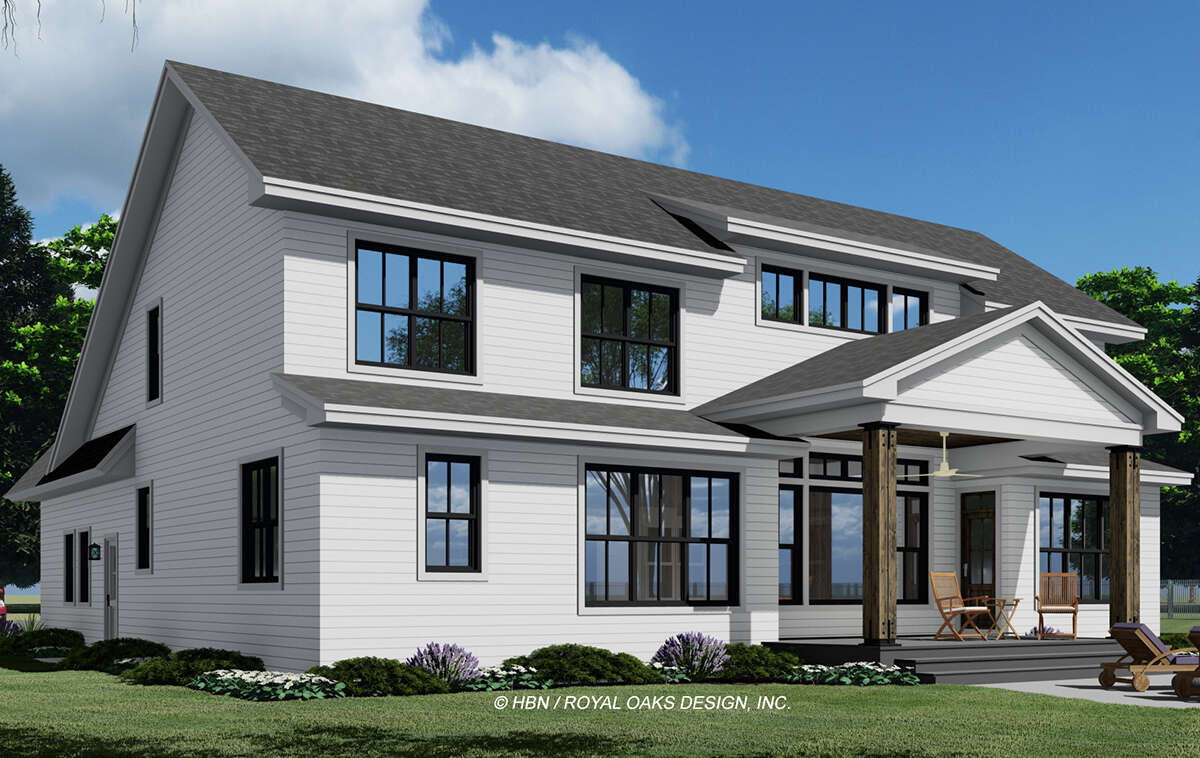 Modern Farmhouse Plan: 3,510 Square Feet, 5 Bedrooms, 3.5 Bathrooms ...