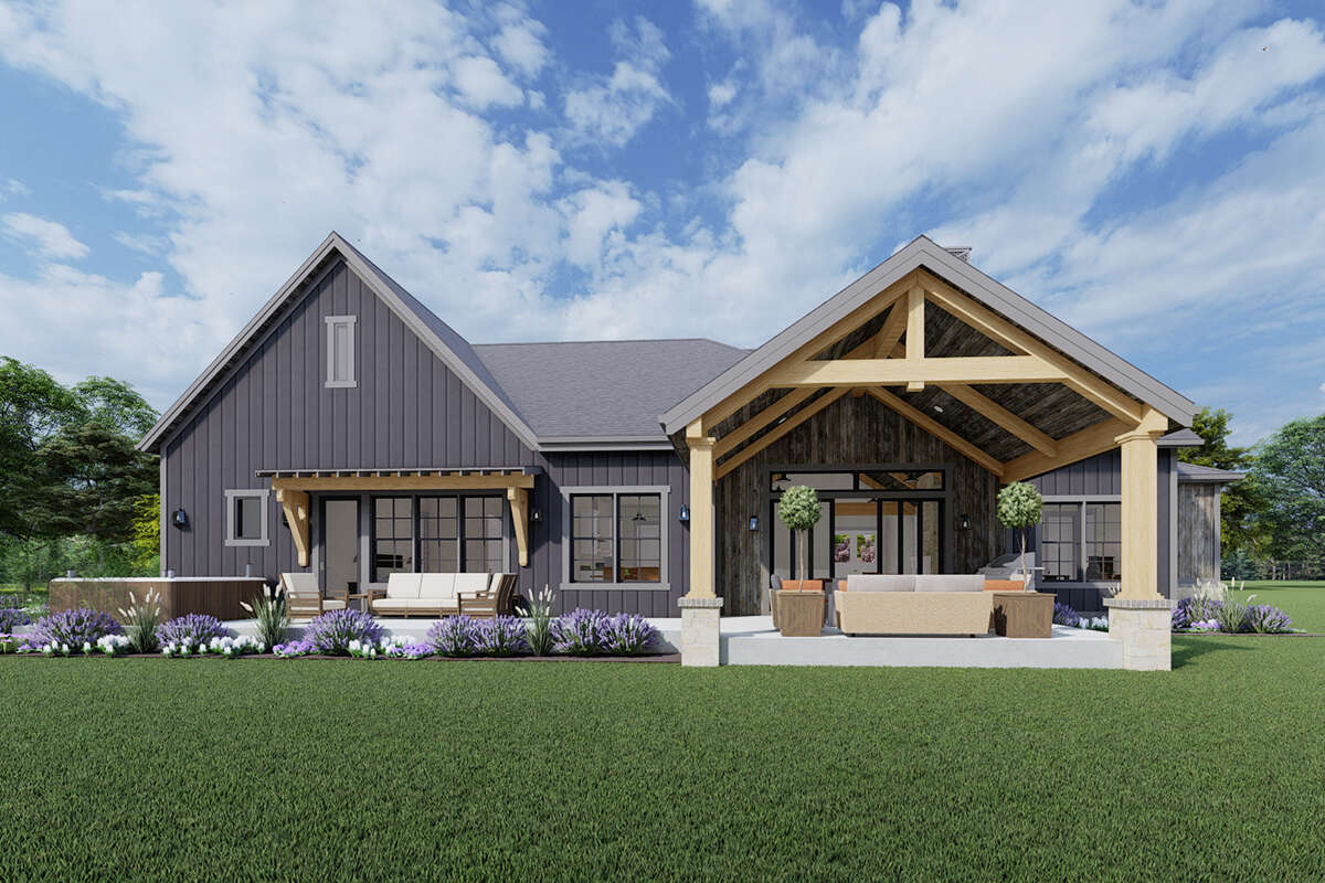 Modern Farmhouse Plan: 2,689 Square Feet, 3-4 Bedrooms, 2.5 Bathrooms ...