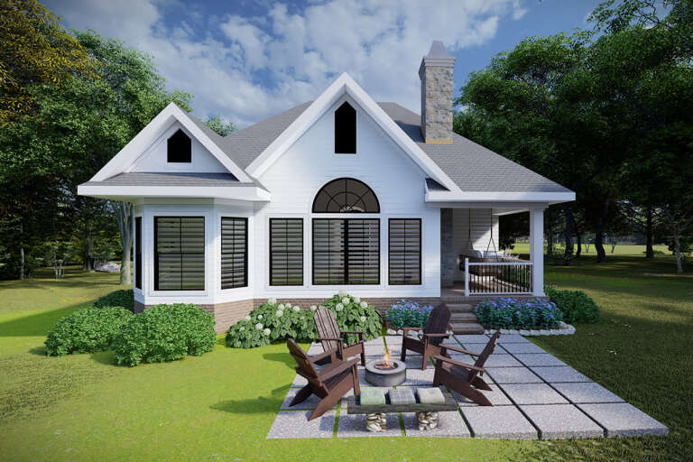 Cottage Plan - 1,108 Square Feet, 2 Bedrooms, 2 Bathrooms | Floor Plan ...