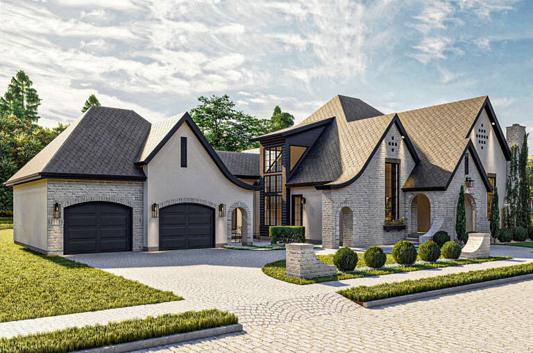 French Country Plan - 2,054 Square Feet, 3 Bedrooms, 3 Bathrooms ...