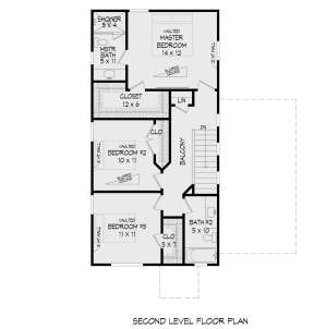 Modern Plan - 1,600 Square Feet, 3 Bedrooms, 2.5 Bathrooms | Floor Plan ...