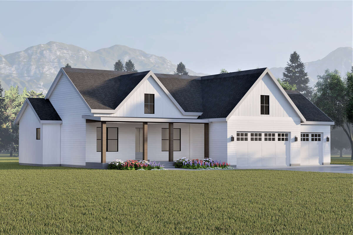 Modern Farmhouse Plan - 2,389 Square Feet, 3 Bedrooms, 2.5 Bathrooms ...