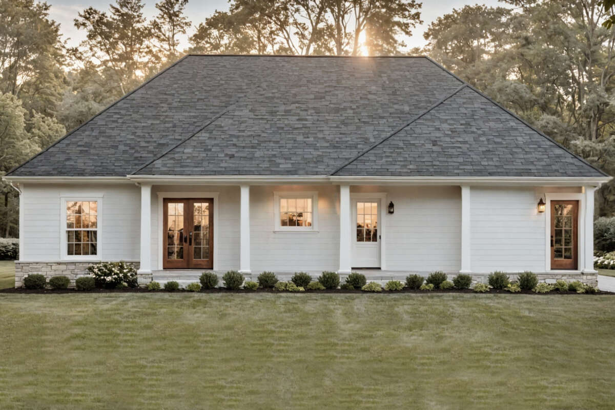 Modern Farmhouse Plan - 1,531 Square Feet, 3 Bedrooms, 2 Bathrooms | Floor Plan #348-00312 ...
