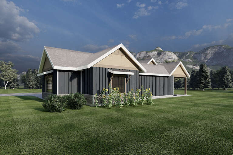 Modern Farmhouse Plan - 2,640 Square Feet, 2 Bedrooms, 2.5 Bathrooms ...