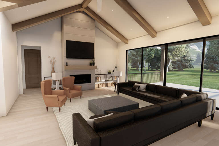 Modern Farmhouse Plan - 2,640 Square Feet, 2 Bedrooms, 2.5 Bathrooms ...