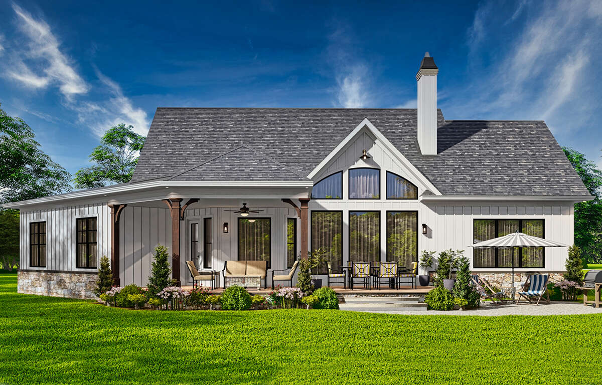 Craftsman Plan: 1,759 Square Feet, 3 Bedrooms, 2 Bathrooms - 699-00355