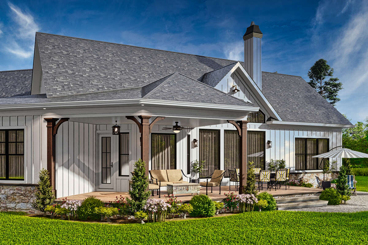 Craftsman Plan: 1,759 Square Feet, 3 Bedrooms, 2 Bathrooms - 699-00355