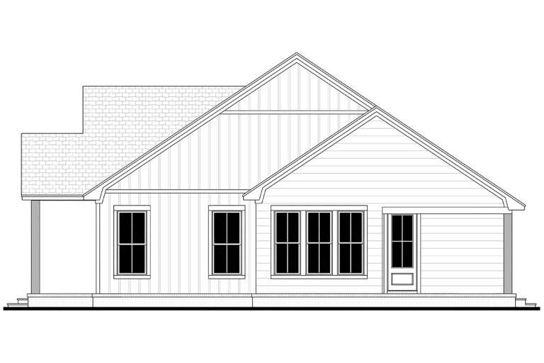 Modern Farmhouse Plan - 1,399 Square Feet, 2 Bedrooms, 2 Bathrooms ...