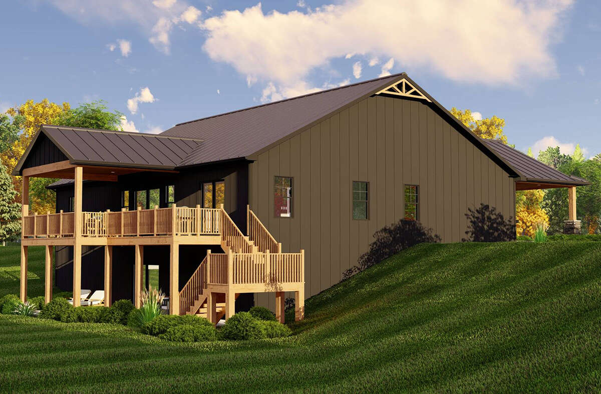 Barn Plan - 2,578 Square Feet, 3 Bedrooms, 2.5 Bathrooms | Floor Plan ...