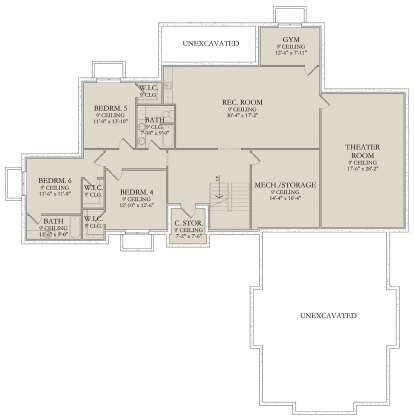 Modern Plan: 2,836 Square Feet, 3 Bedrooms, 3 Bathrooms - 8436-00101